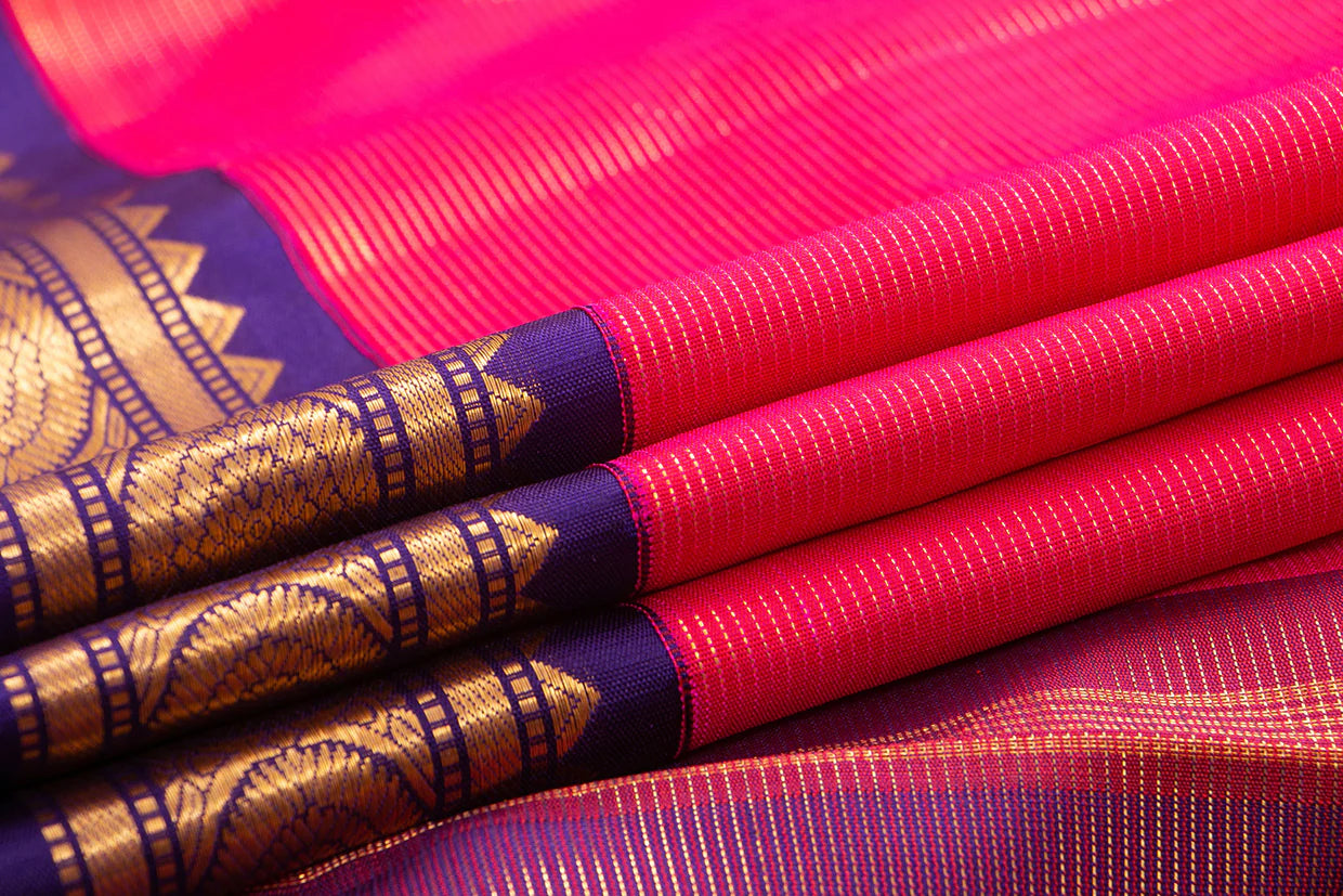 Buy Pure Quality Original Handwoven Silk Saree Online | Panjavarnam