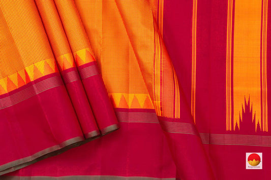 No Zari Kanchipuram Silk Sarees, Zero Zari Sarees | Panjavarnam